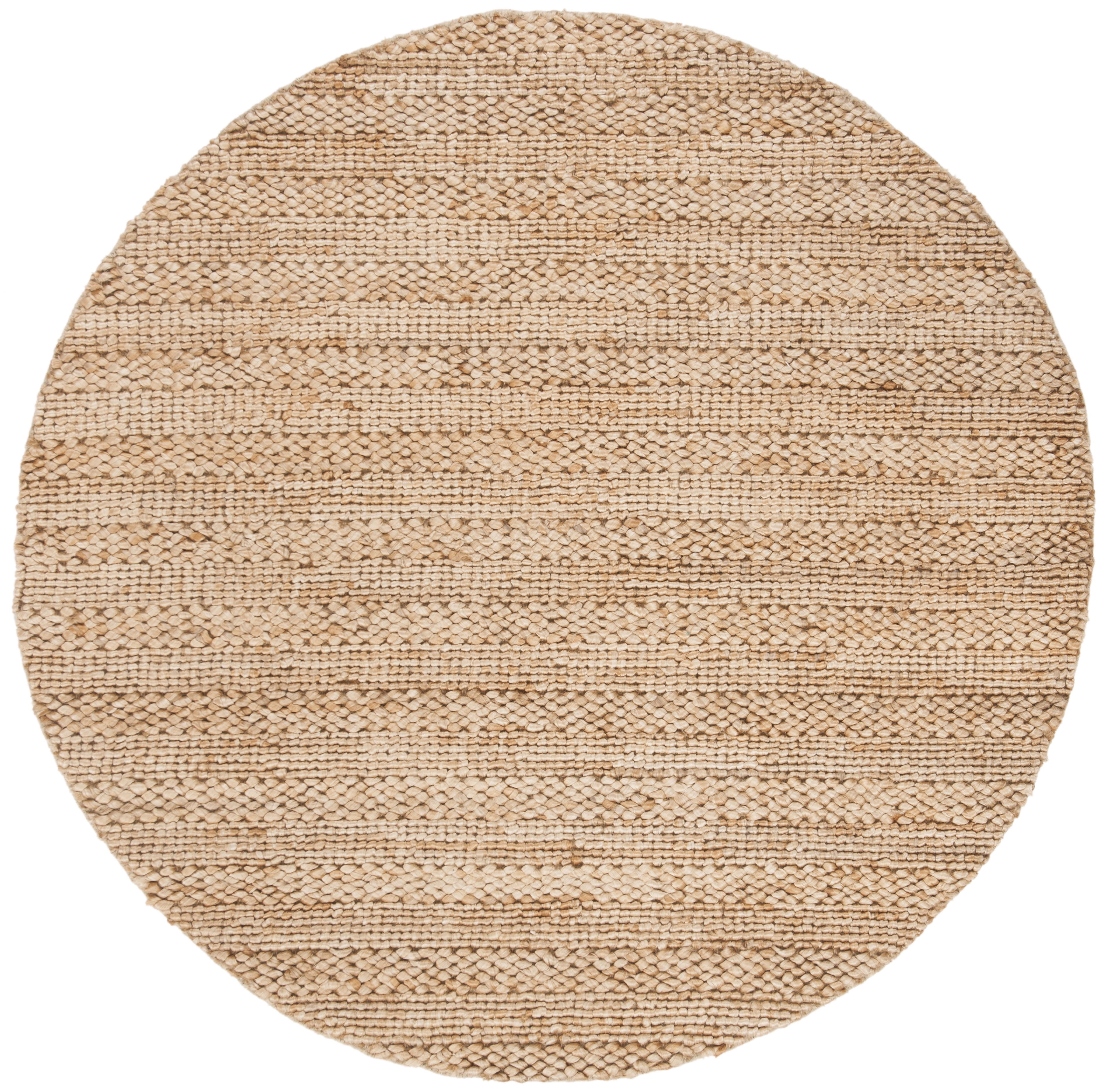 SAFAVIEH Natural Fiber Henrika Geometric Area Rug, Natural, 8' x 8 ...
