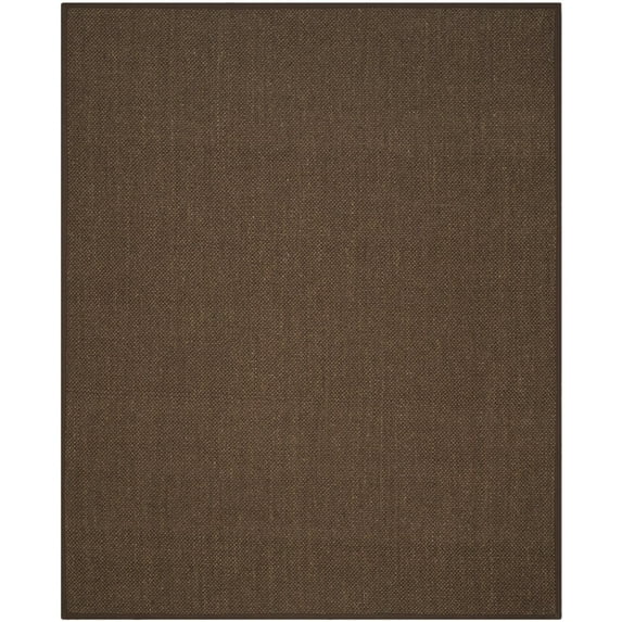 SAFAVIEH Natural Fiber Juniper Border Sisal Area Rug, Brown, 6' x 9 ...