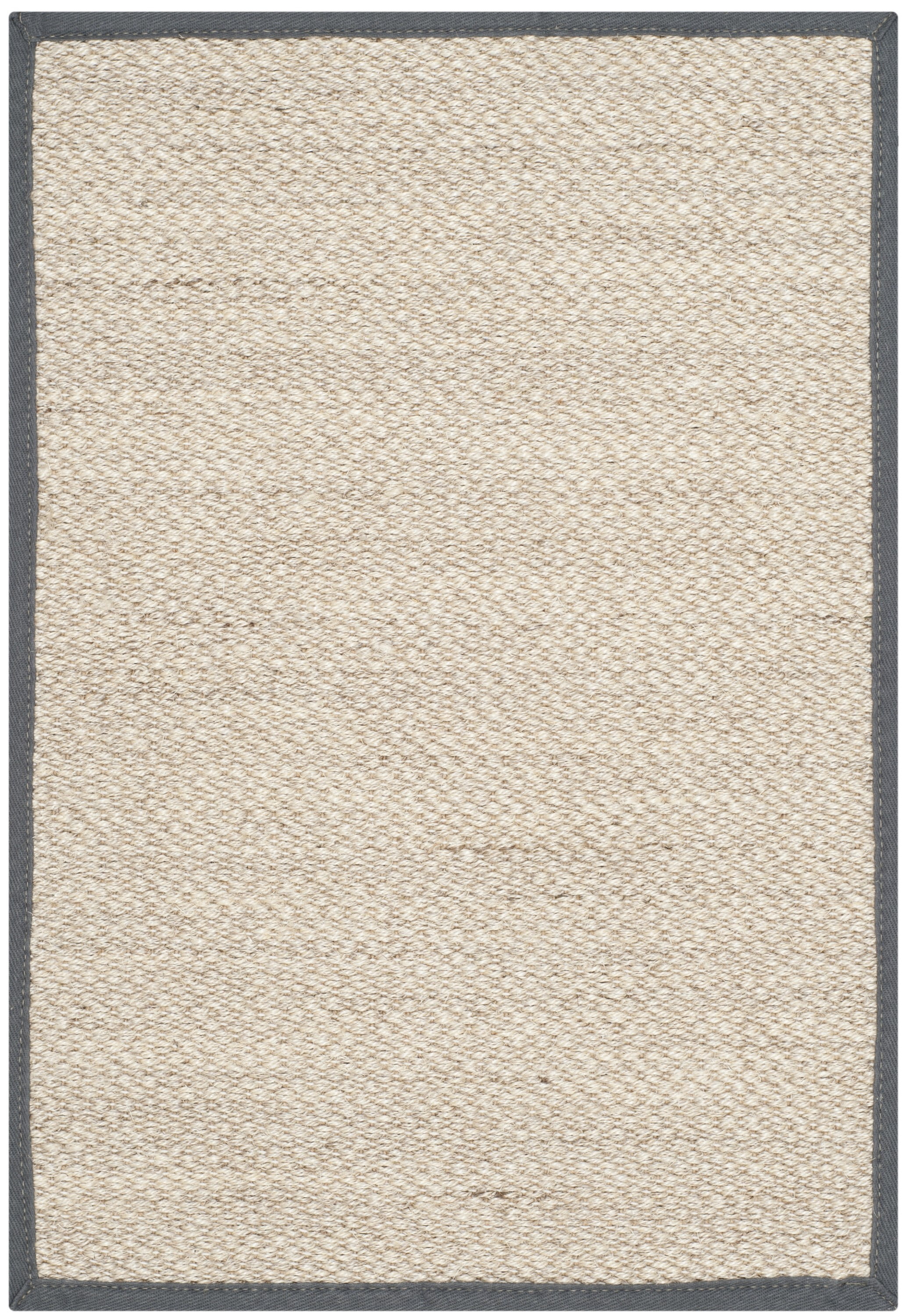 SAFAVIEH Natural Fiber Kentigern Border Seagrass Area Rug, Marble/Dark ...