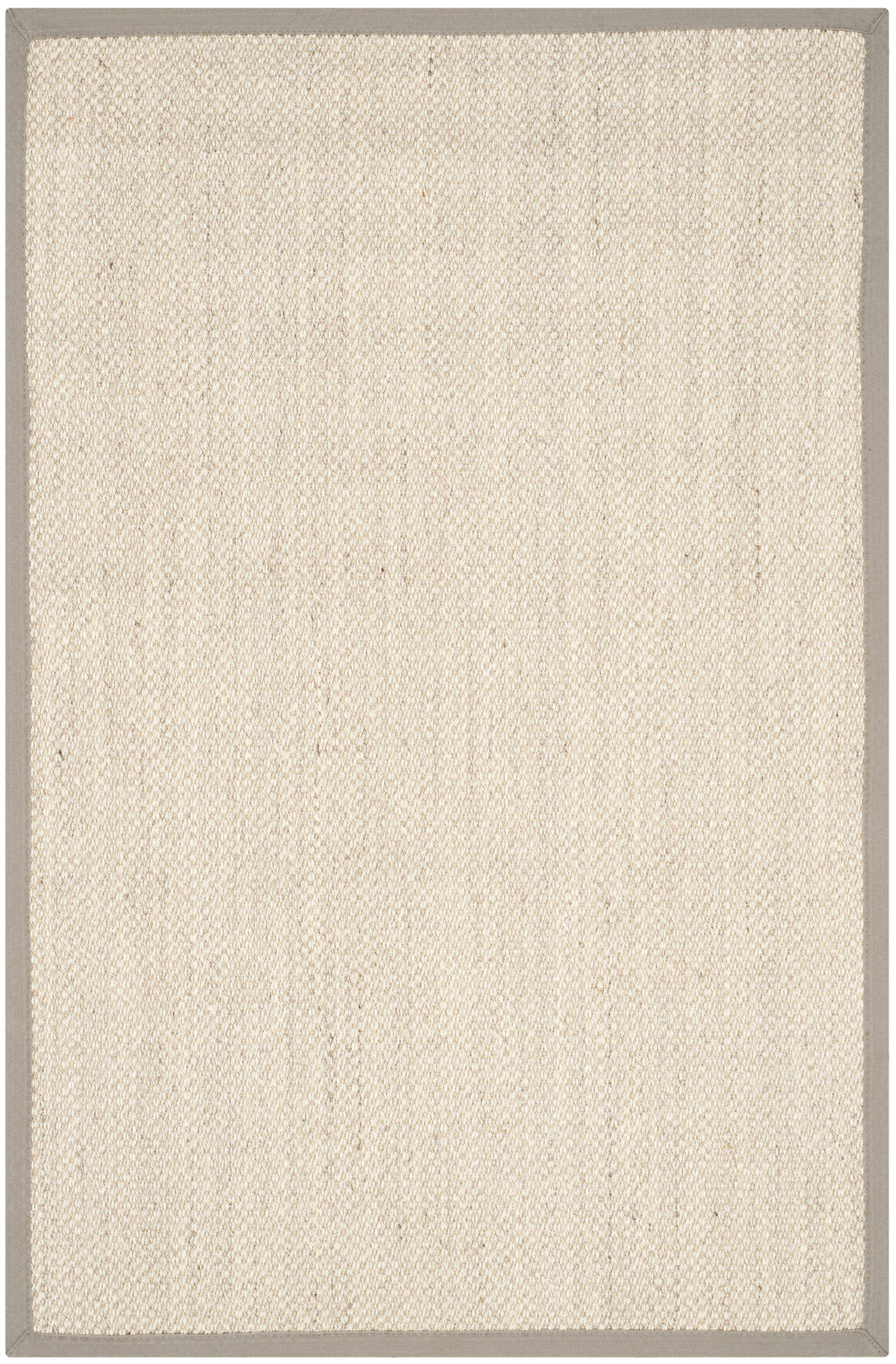 SAFAVIEH Natural Fiber Kentigern Border Seagrass Area Rug, Marble/Khaki ...
