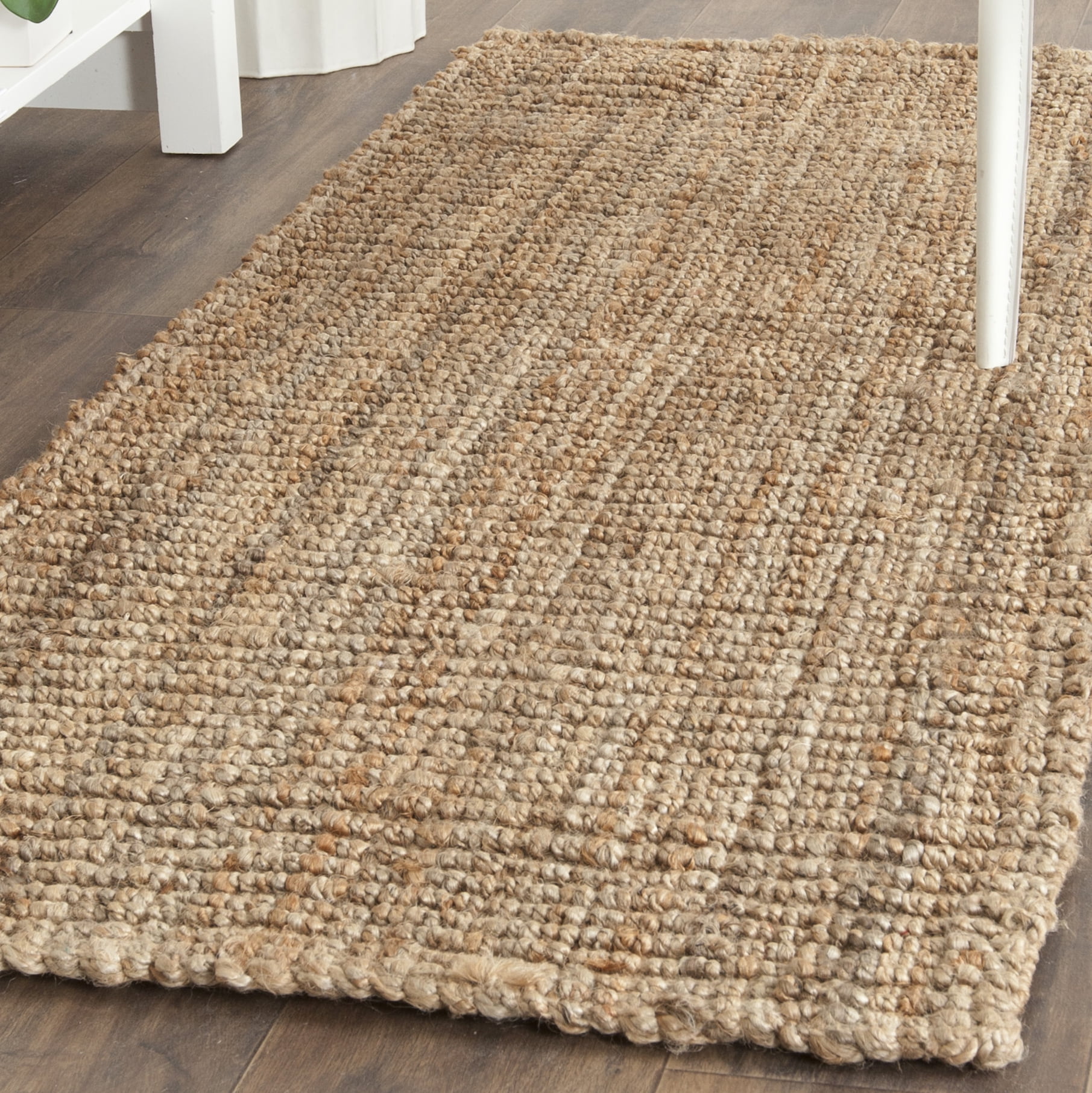 Safavieh, Natural Fiber Levi Solid Runner Rug, 2'6" x 6', Natural ...