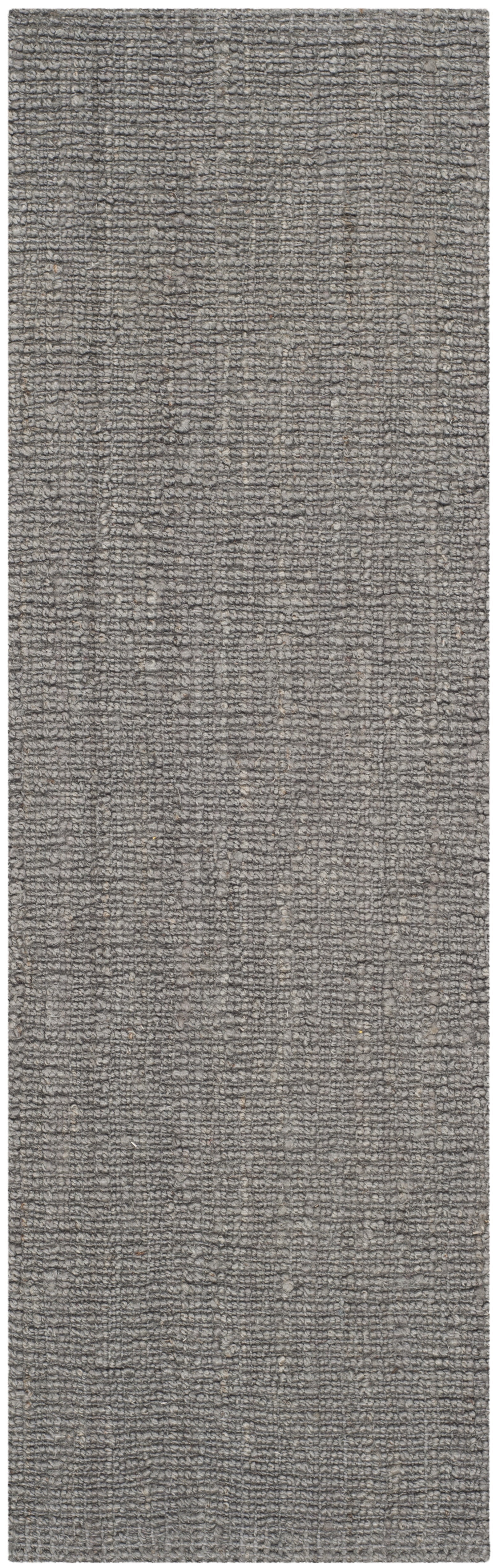 SAFAVIEH Natural Fiber Levi Solid Runner Rug, Light Grey, 2'6" x 8 ...
