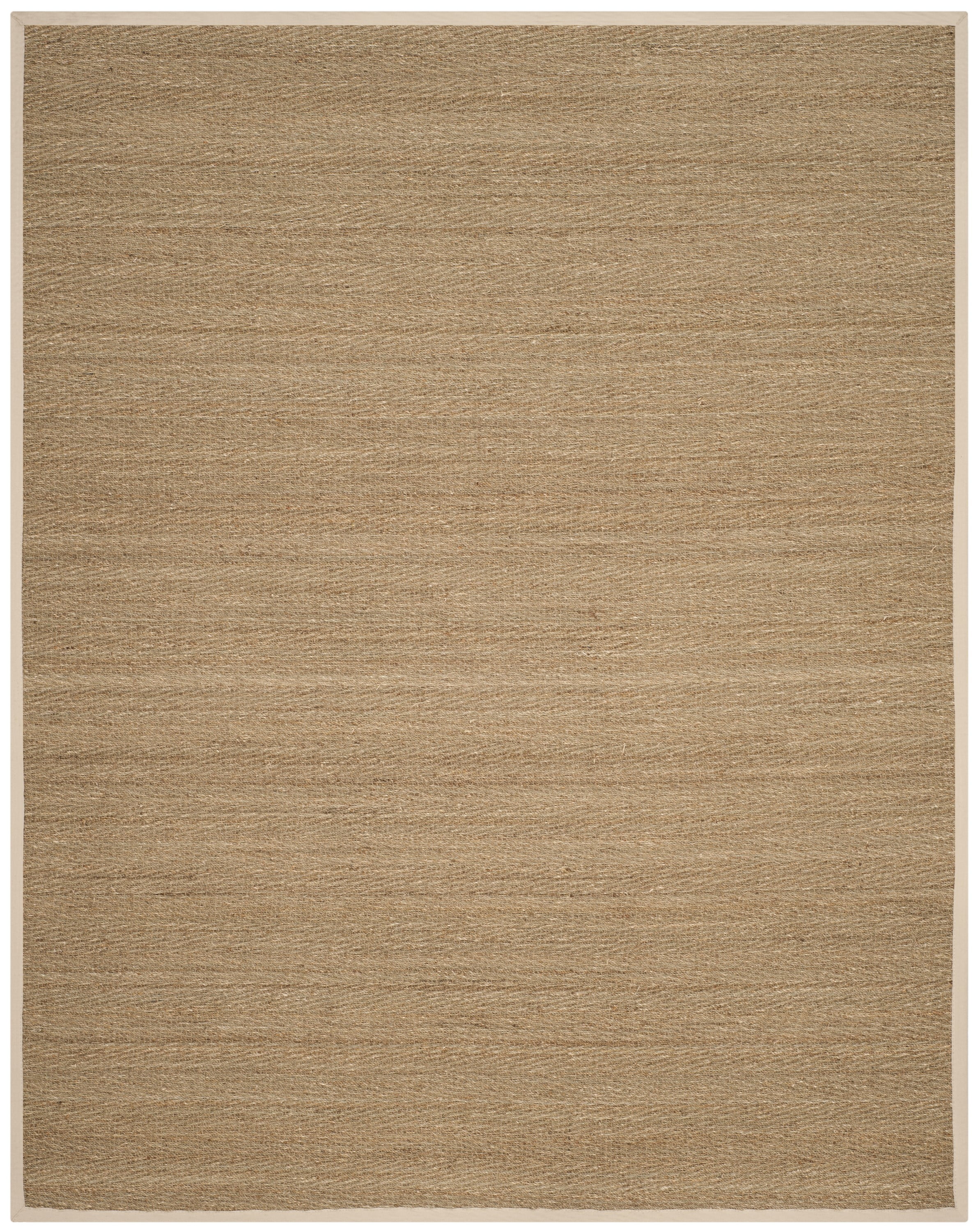 SAFAVIEH Natural Fiber Maisy Border Seagrass Area Rug, Natural/Ivory, 8 ...