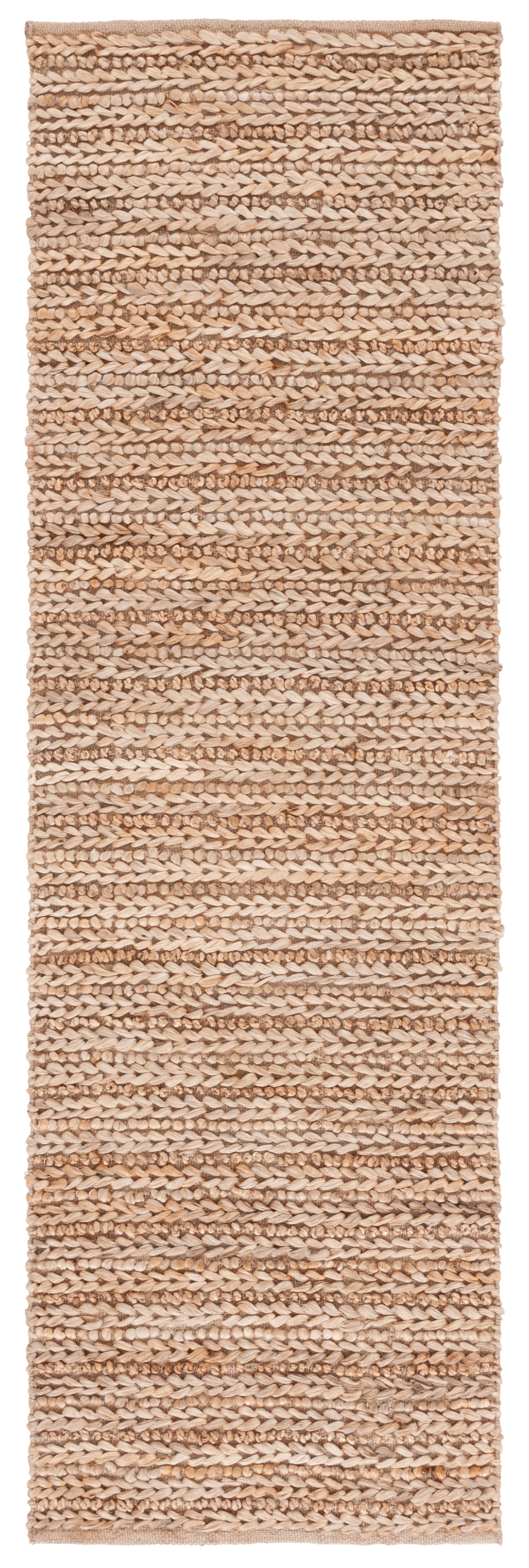 SAFAVIEH Natural Fiber Mario Solid Runner Rug, Natural, 2'3" x 8 ...