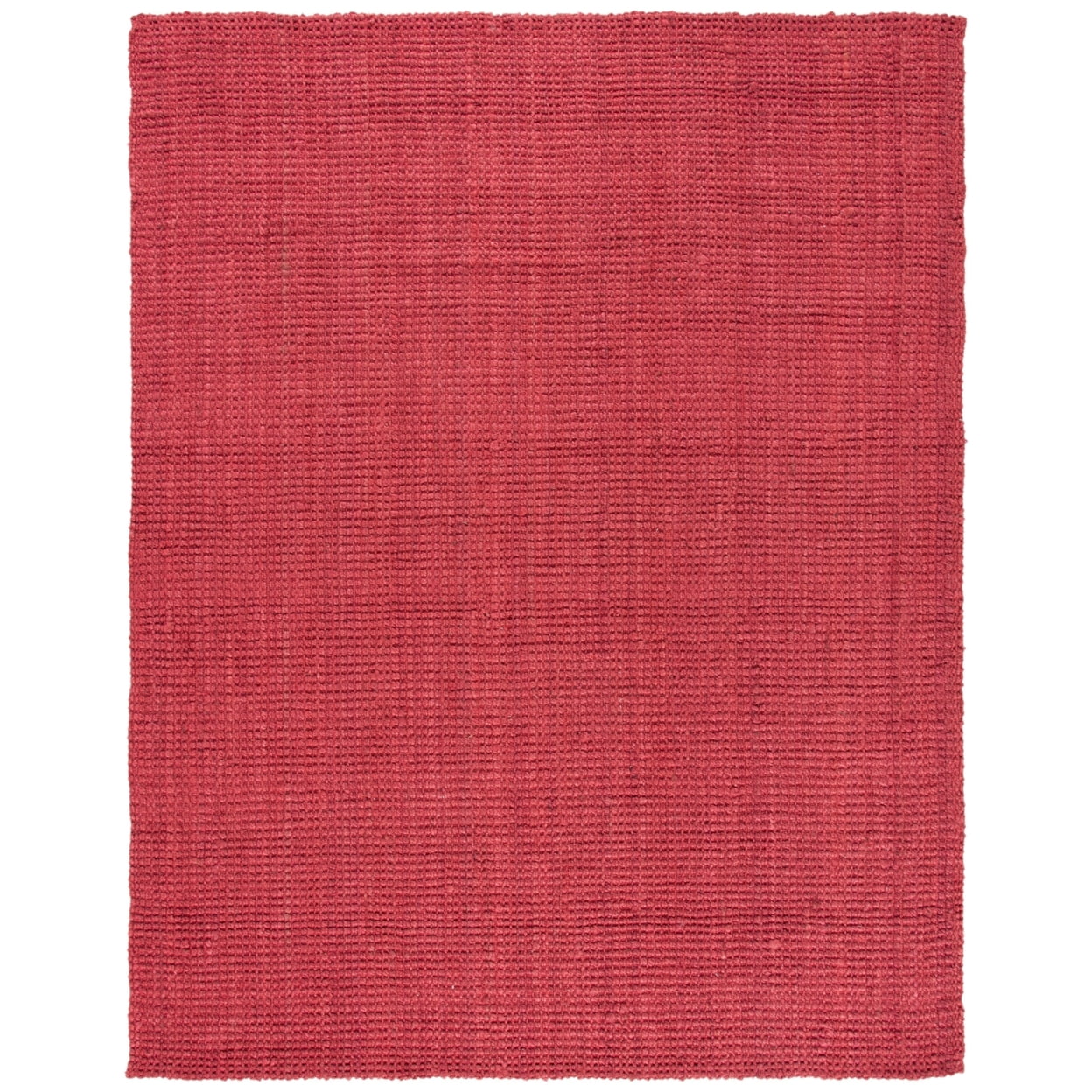 SAFAVIEH Natural Fiber Milica Braided Jute Area Rug, Red, 9' x 12 ...