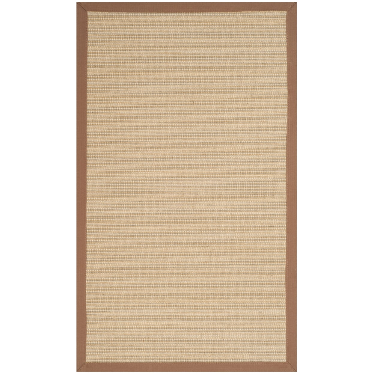 SAFAVIEH Natural Fiber Urban Striped Sisal Area Rug, Multi/Light Brown ...