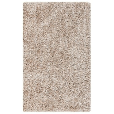 SAFAVIEH Glen Solid Plush Shag Area Rug, Lime, 7' x 7' Square - Walmart.com
