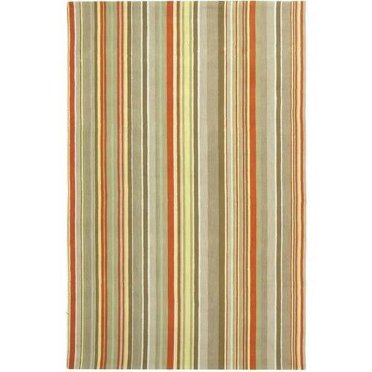 SAFAVIEH Rag Candis Striped Cotton Runner Rug, Gold/Multi, 2'3" x 12 ...