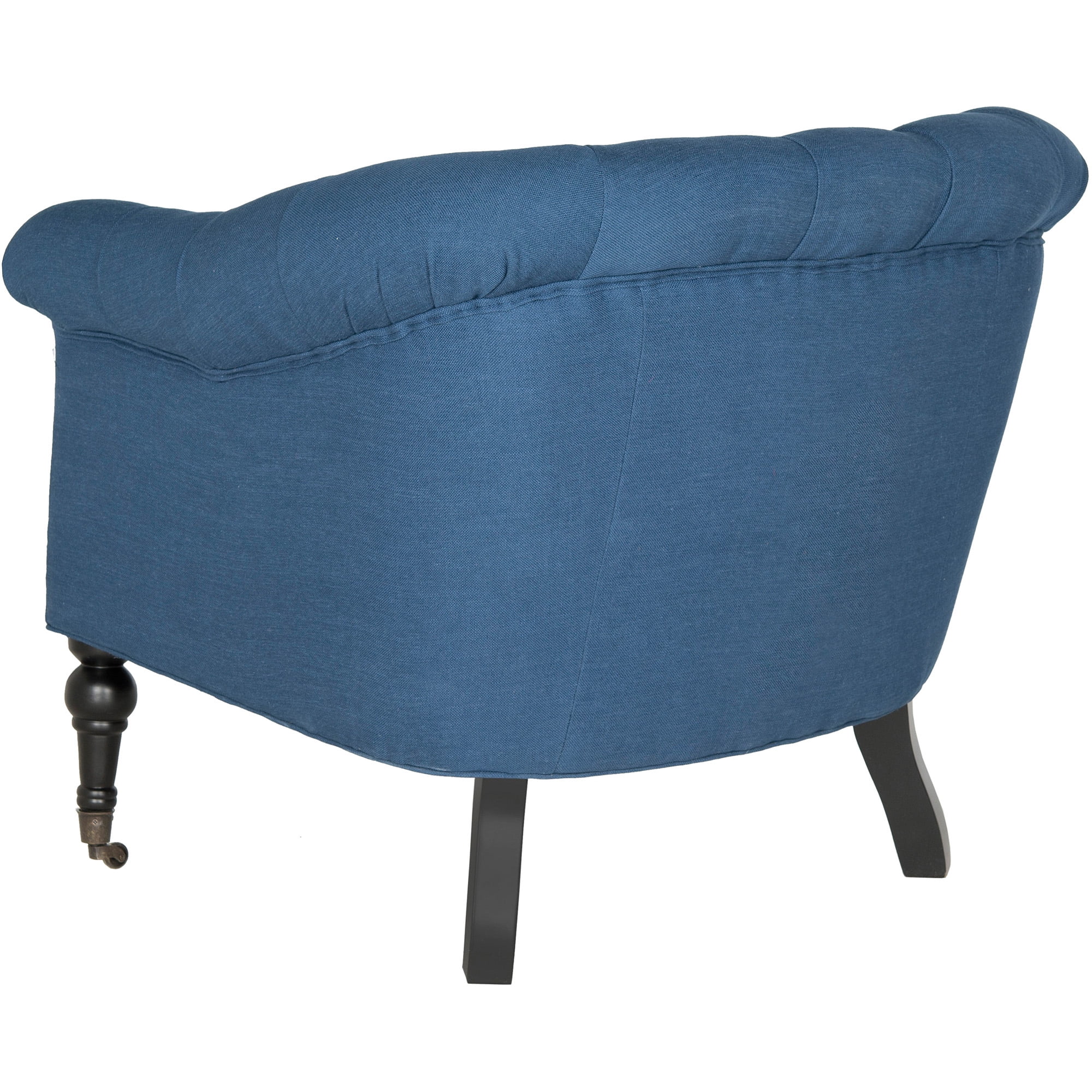 SAFAVIEH Nicolas Tufted Club Chair - Stylish Steel Blue - Walmart.com