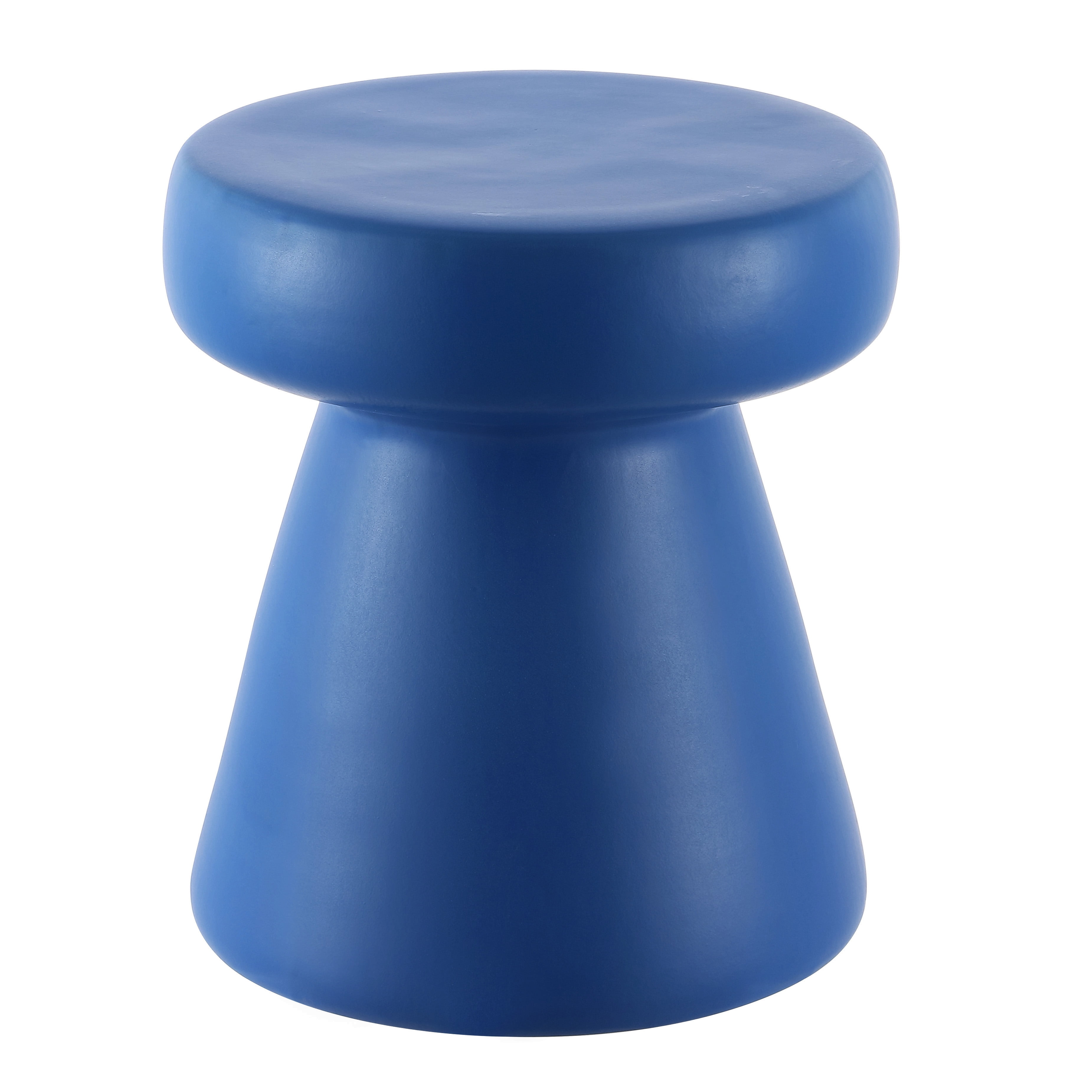 SAFAVIEH Noma 16" Modern Solid Ceramic Garden Stool, Cobalt Blue ...