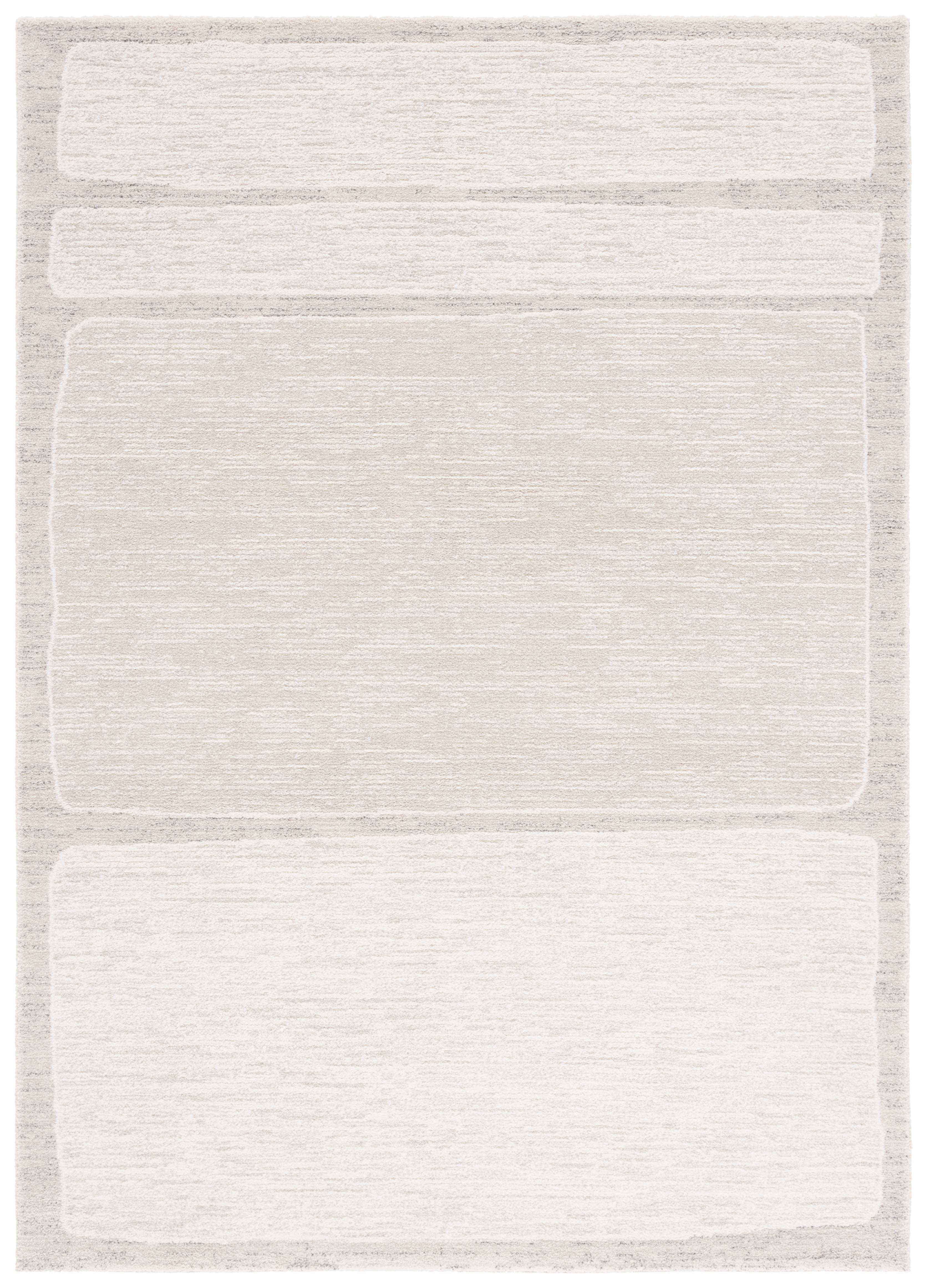 SAFAVIEH Northport Varvara Abstract Area Rug, Ivory/Gray, 4' x 6 ...