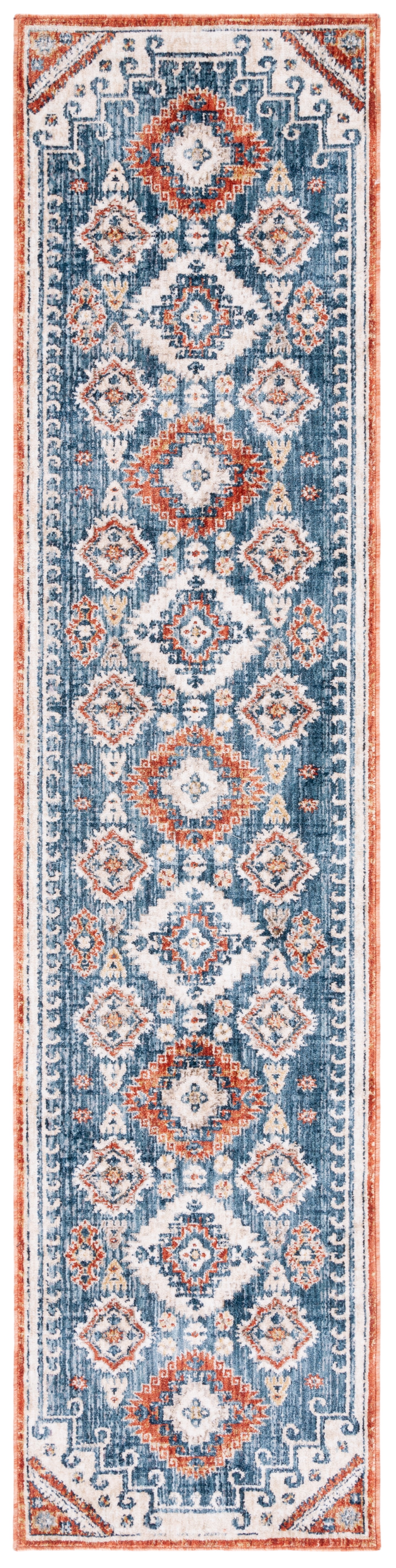SAFAVIEH Olympia Collection OPA204N Blue / Ivory Rug - Walmart.com