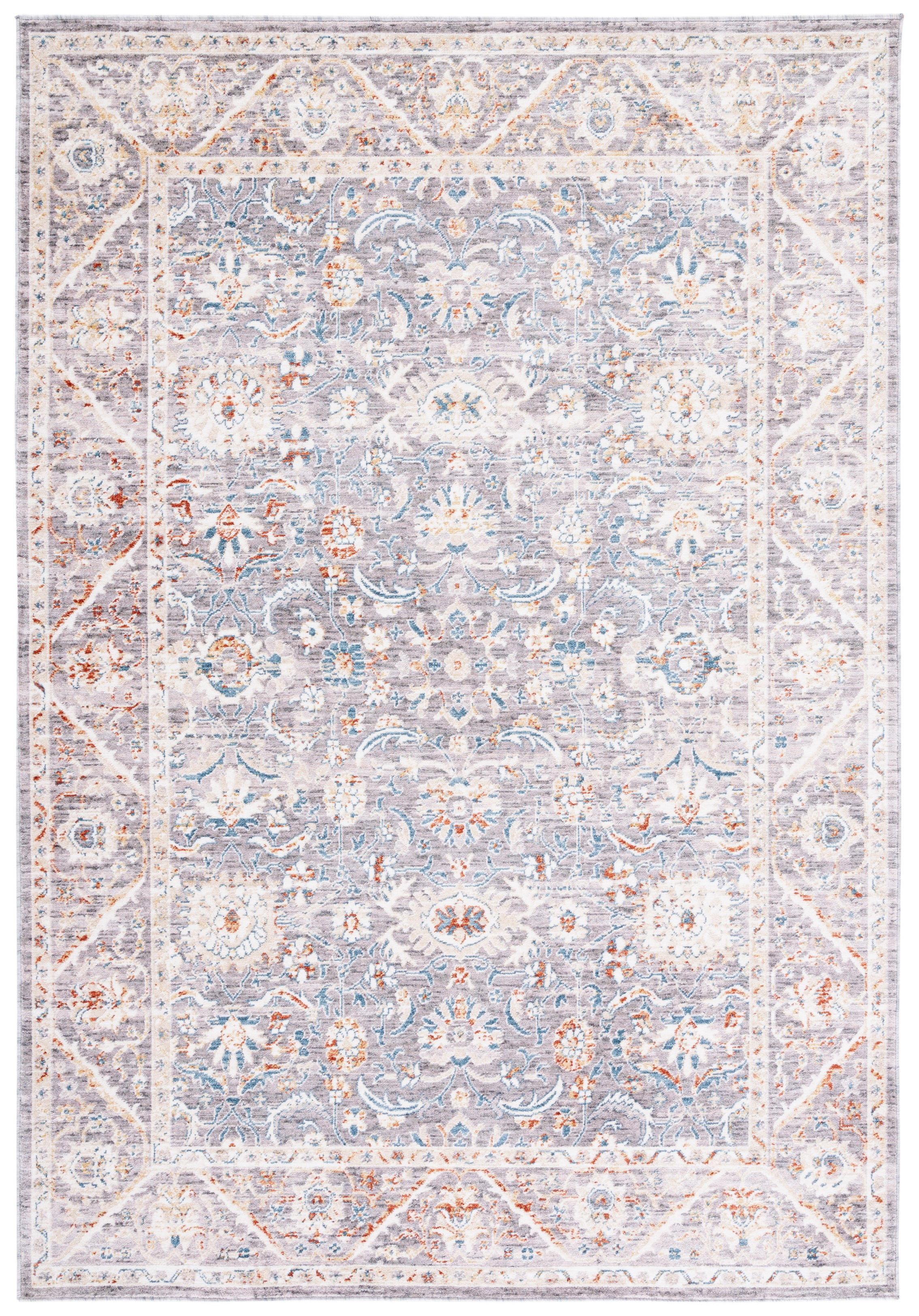 SAFAVIEH Olympia Collection OPA210F Grey / Ivory Rug - Walmart.com