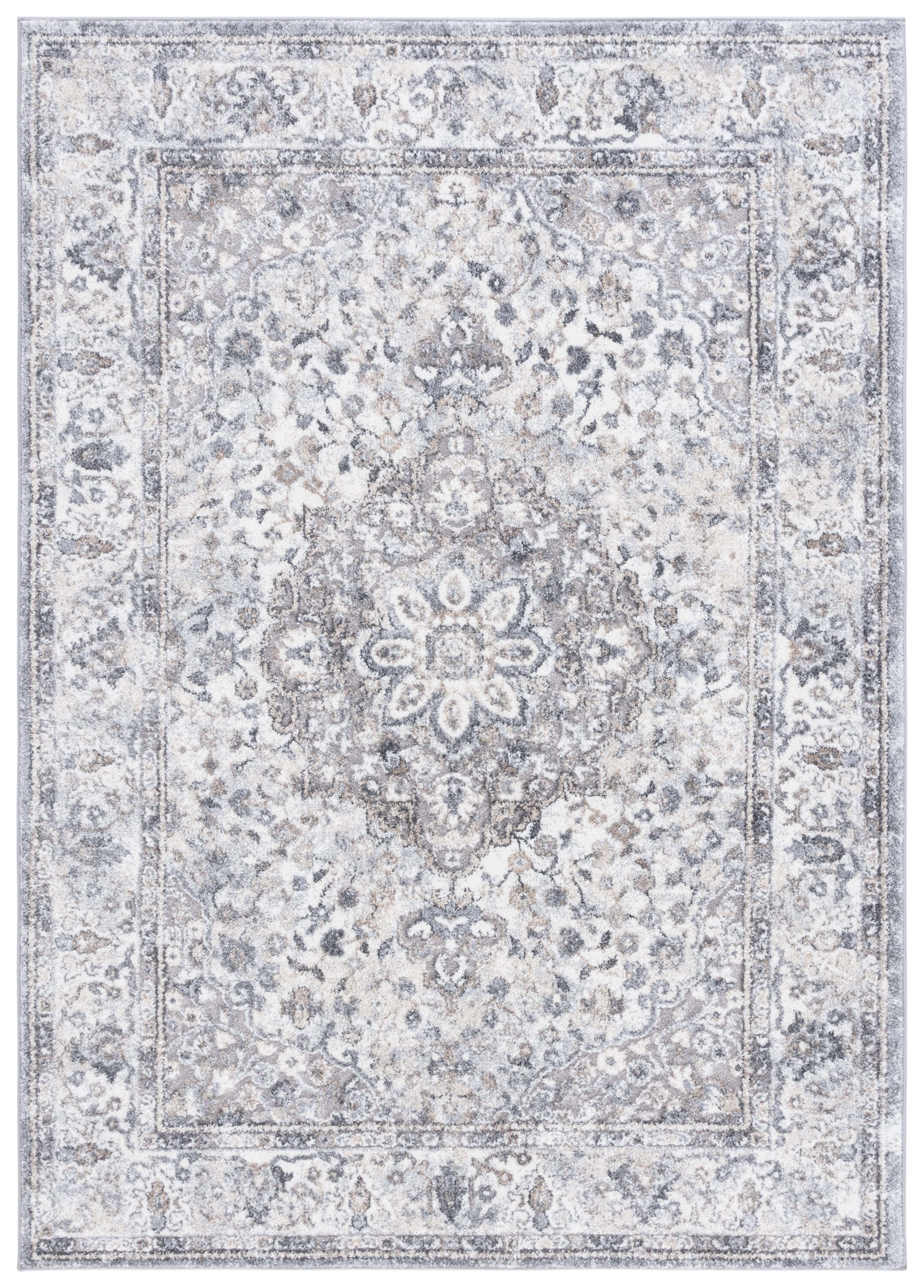 SAFAVIEH Opal Cletus Oriental Area Rug, Grey/Ivory, 8' x 10' - Walmart.com
