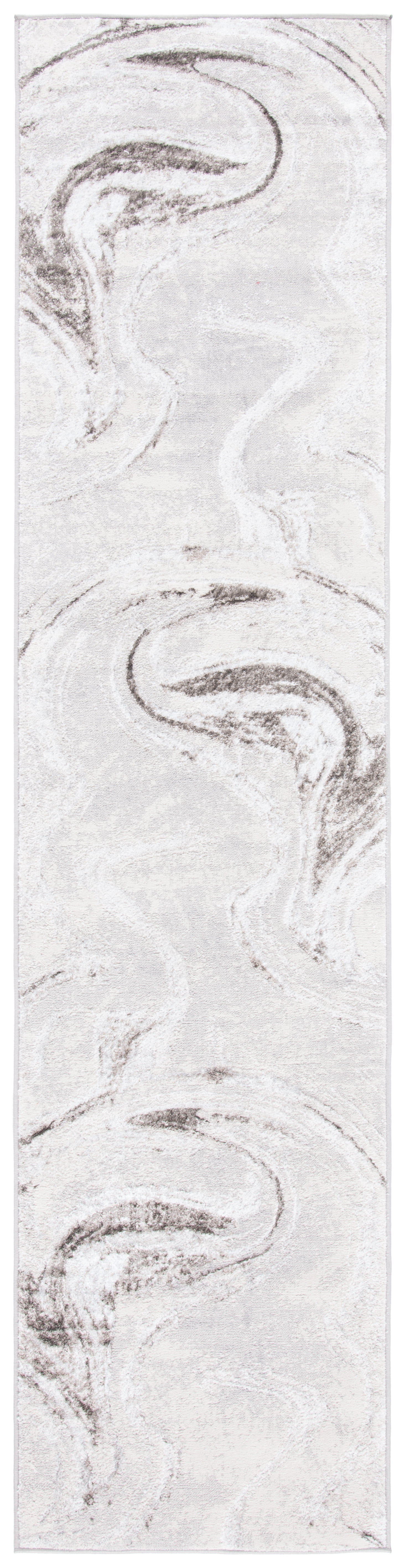 SAFAVIEH Orchard Edweena Modern Runner Rug, Grey/Light Grey, 2'2" x 9 ...