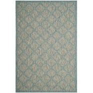 SAFAVIEH Courtyard Neville Geometric Trellis Indoor/Outdoor Area Rug, 8 ...