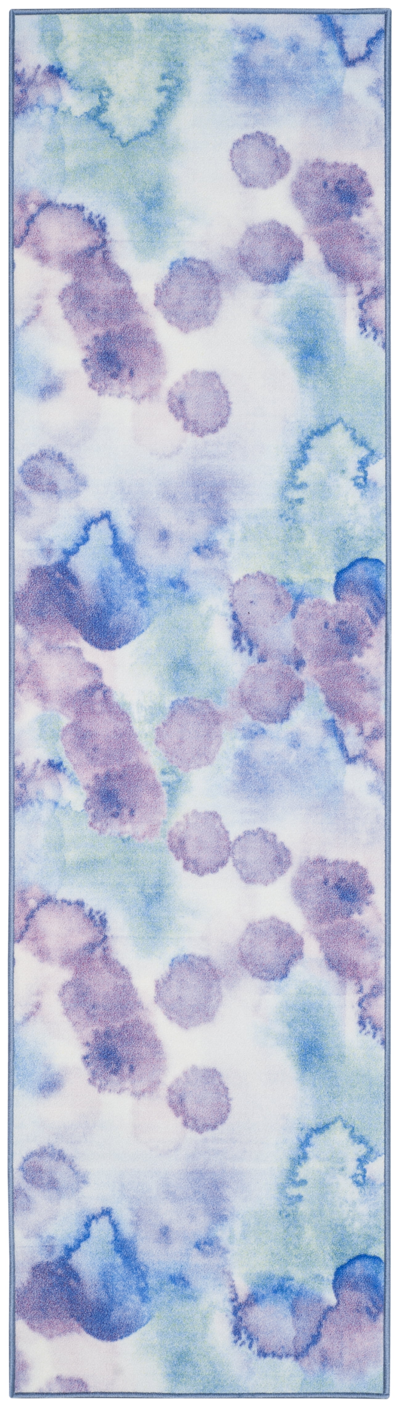 SAFAVIEH Paint Brush Alejandrina Abstract Machine Washable Runner Rug ...