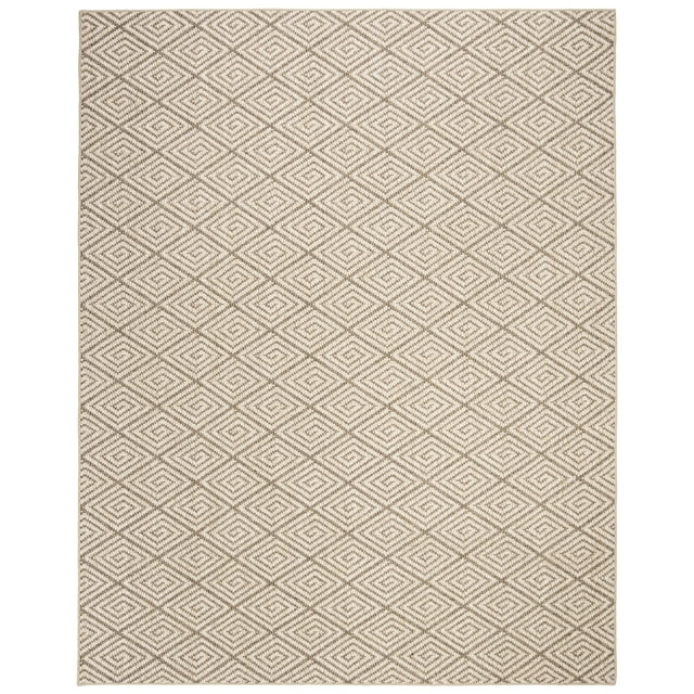 SAFAVIEH Palm Beach Stars Geometric Diamonds Sisal Area Rug, Beige ...