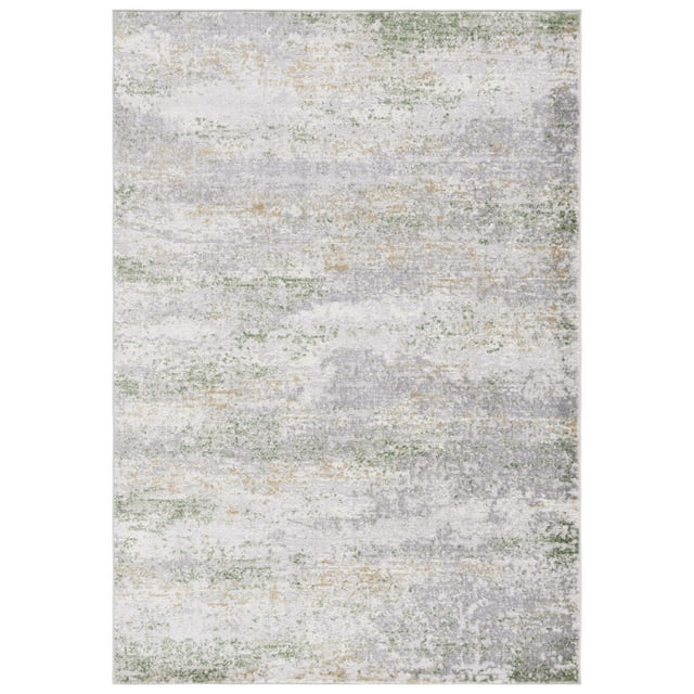 SAFAVIEH Palma Amelia Abstract Area Rug, Grey/Green, 5'5" x 7'7 ...