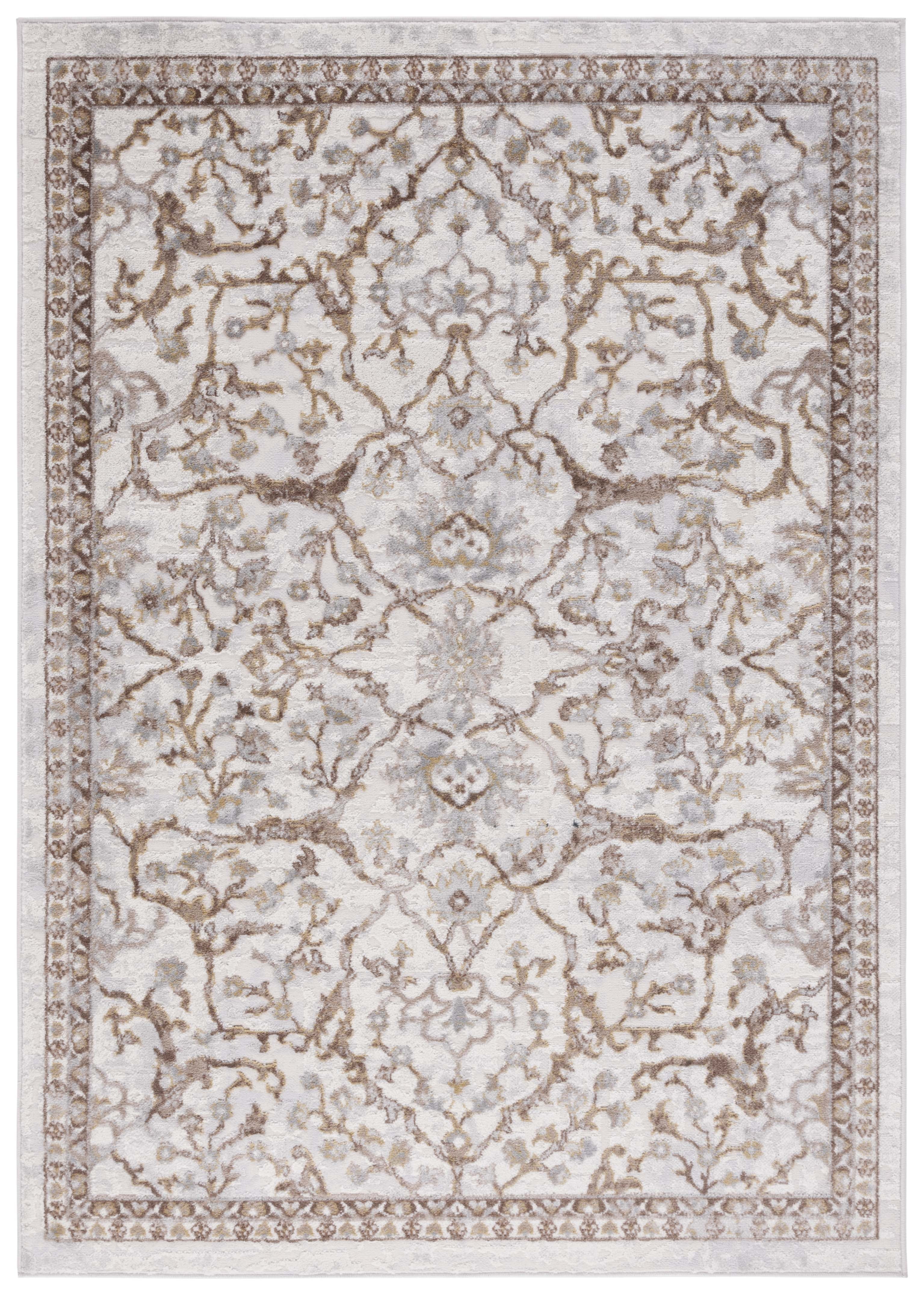 SAFAVIEH Palma Giuseppe Oriental Area Rug, Beige/Brown, 5'5" x 7'7 ...
