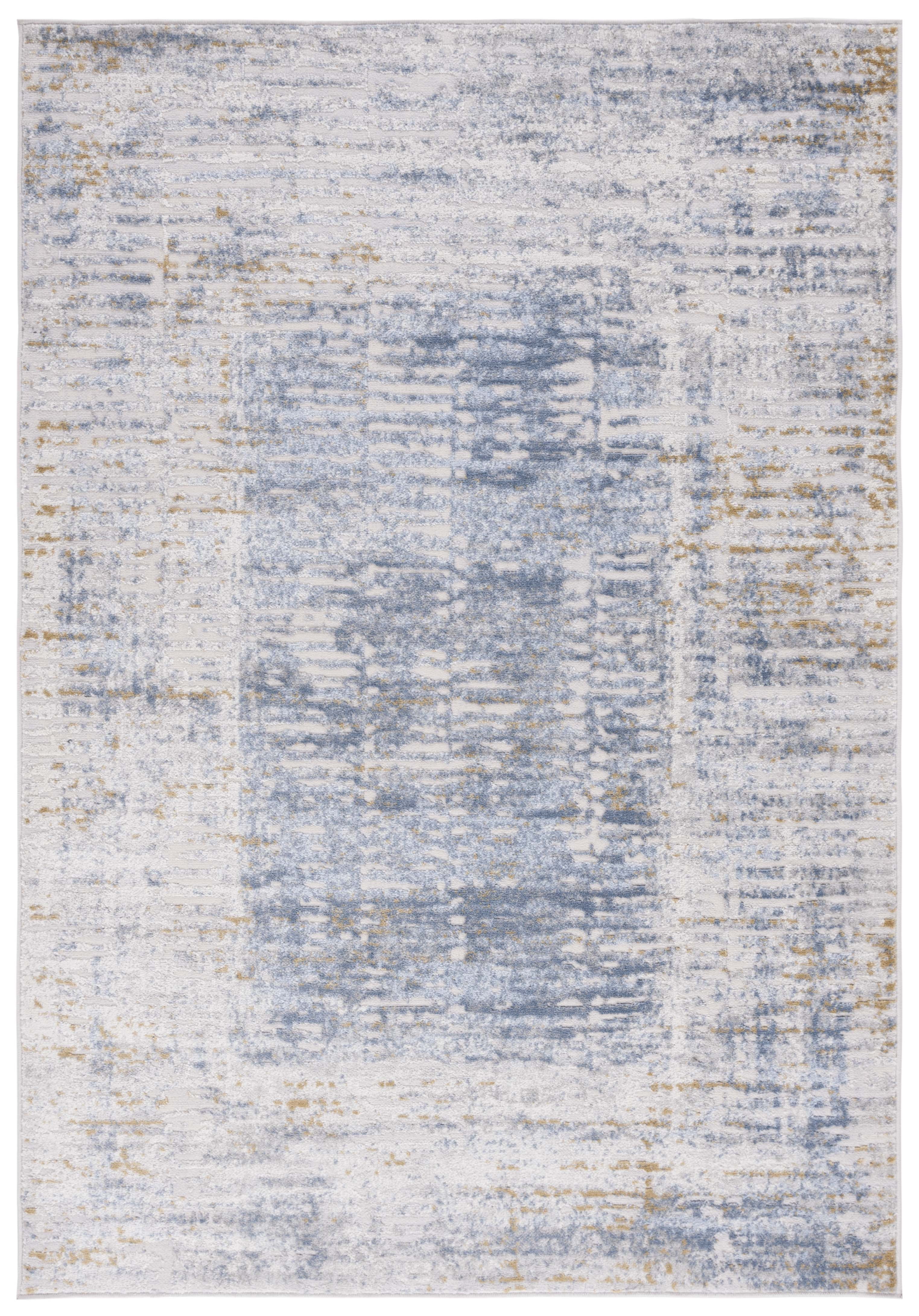 SAFAVIEH Palma Jason Abstract Area Rug, Beige/Light Blue, 8' x 10 ...