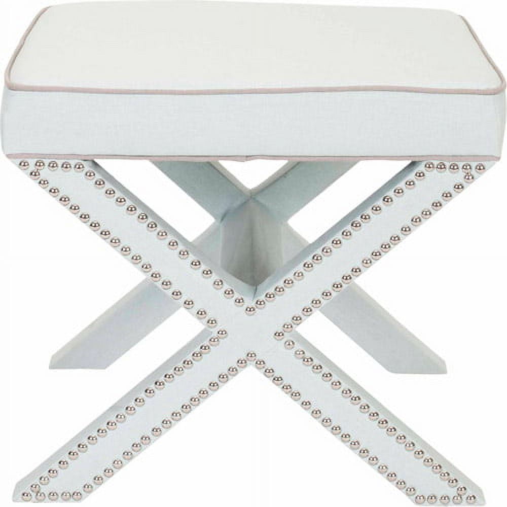Free Shipping! Safavieh Palmer Transitional Cross Leg Ottoman Robins ...