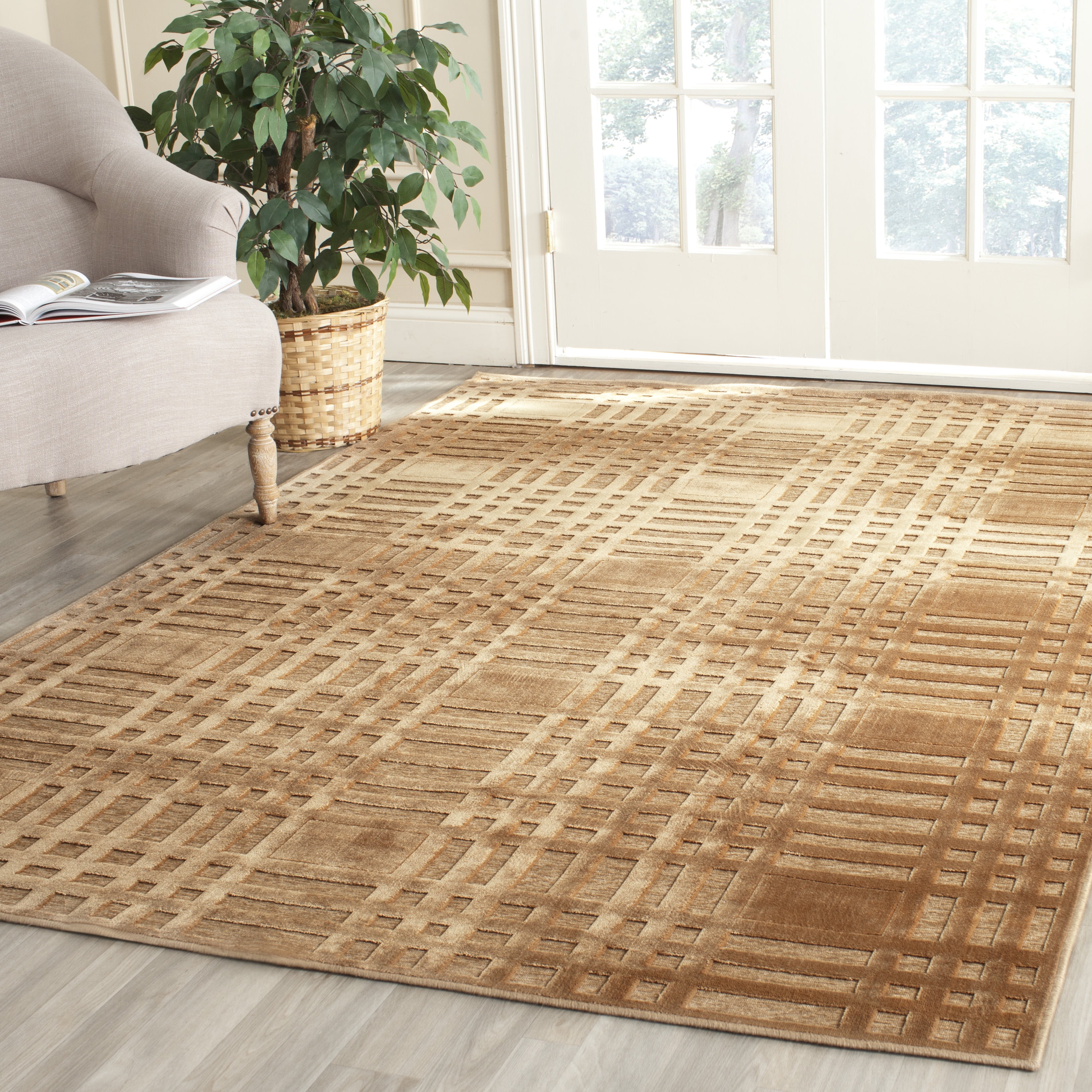 Safavieh Paradise Chandler Geometric Plaid Area Rug - Walmart.com
