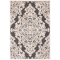 SAFAVIEH Paradise Clarette Damask Floral Area Rug, Stone/Cream, 5'3" x ...