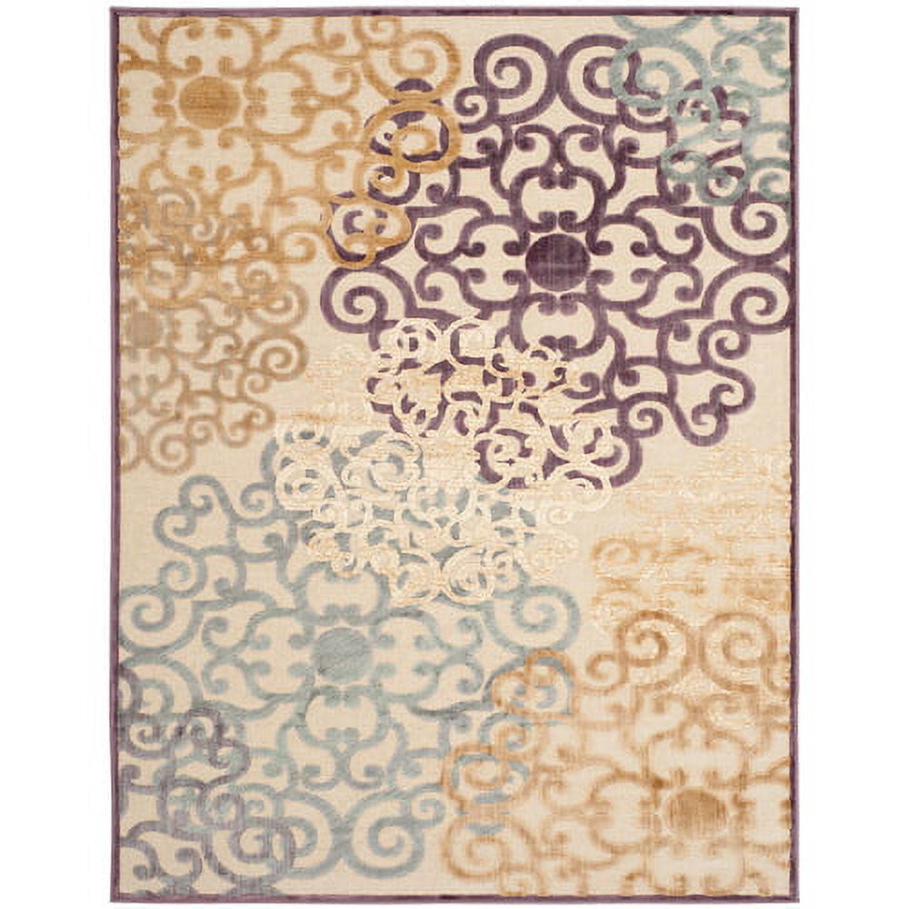 SAFAVIEH Paradise Jepson Floral Area Rug, Mauve/Multi, 8' x 11'2 ...