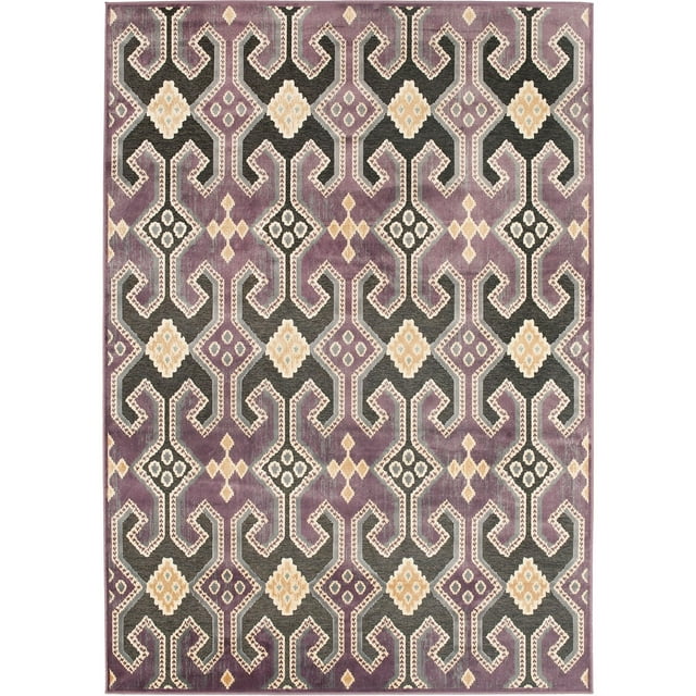 SAFAVIEH Paradise Melanie Geometric Tessellation Area Rug, Purple/Multi ...