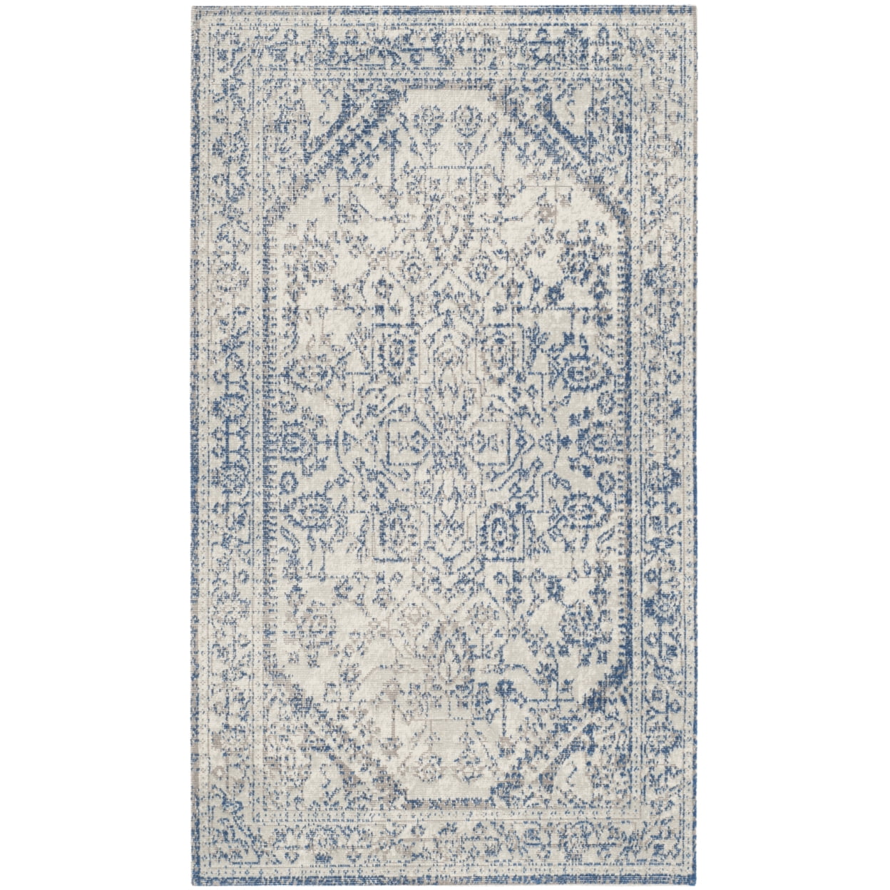 SAFAVIEH Patina PTN318C Light Grey / Blue Rug - Walmart.com