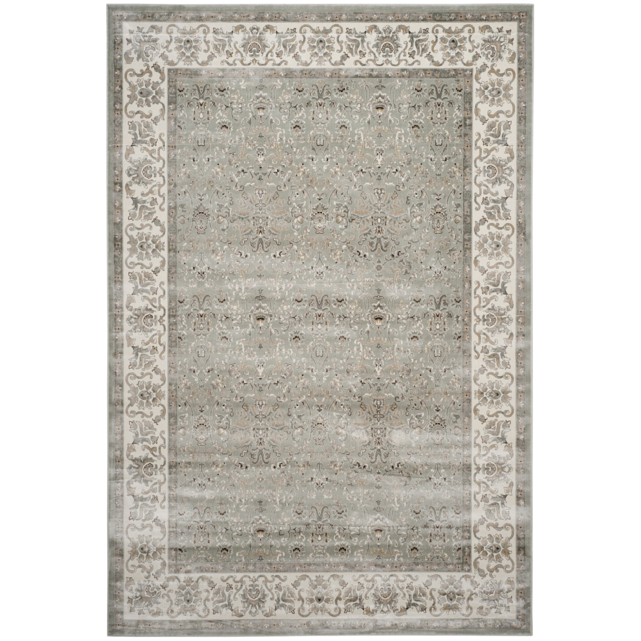 SAFAVIEH Persian Garden PEG613W Silver / Ivory Rug - Walmart.com