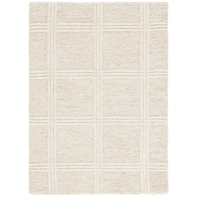 SAFAVIEH Pine Josh Geometric Area Rug, Beige/Ivory, 3' x 5' - Walmart.com