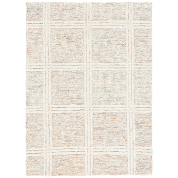SAFAVIEH Pine Josh Geometric Area Rug, Rust/Ivory, 3' x 5' - Walmart.com