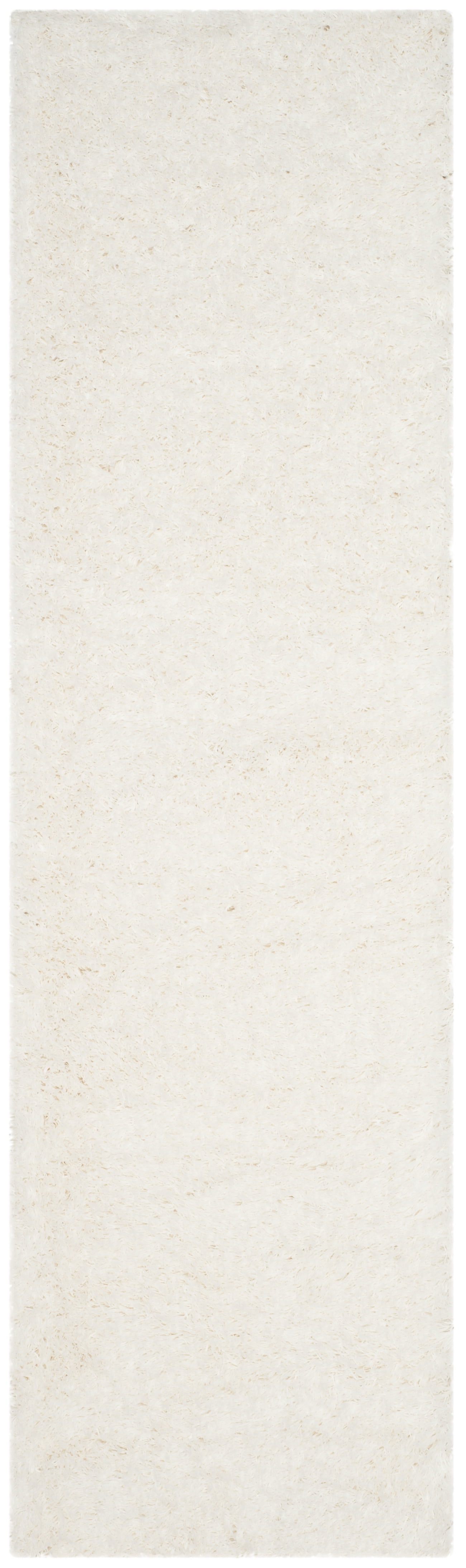 SAFAVIEH Polar Abbot Solid Shag Runner Rug, White, 2'3" x 6' - Walmart.com