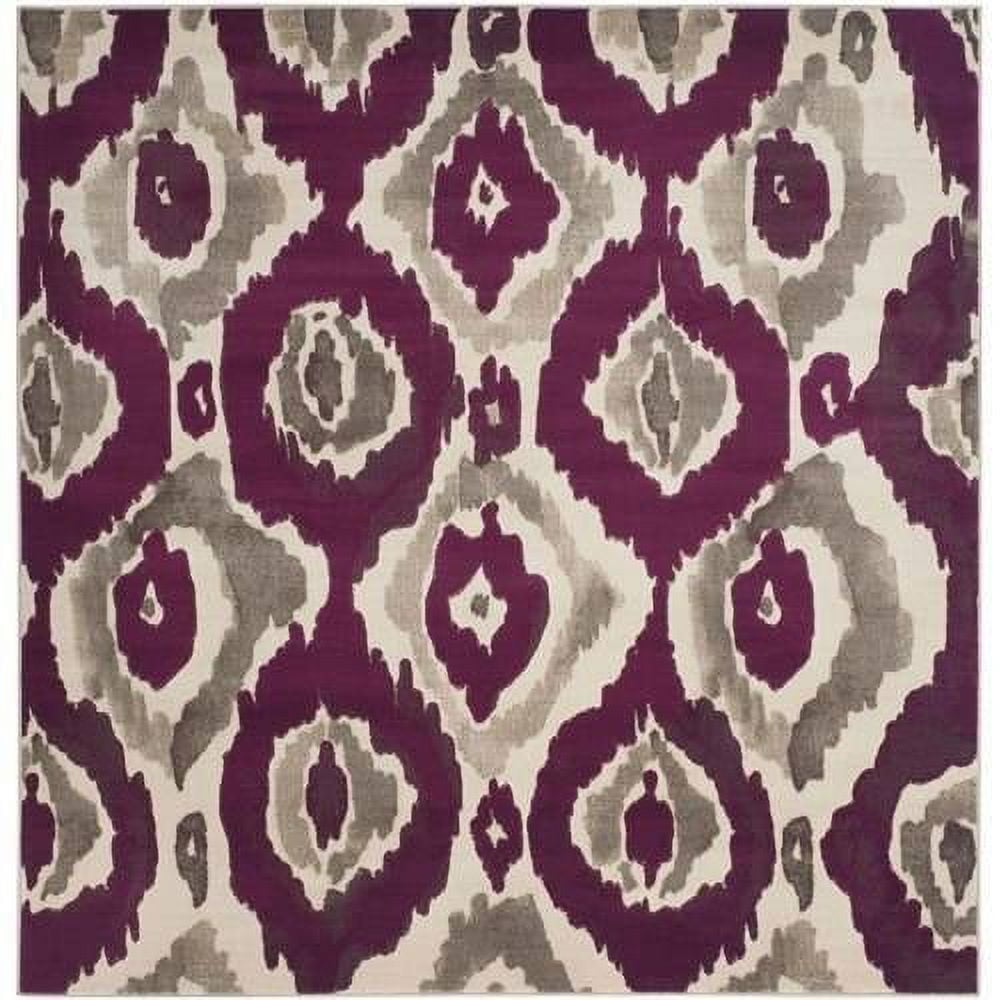 SAFAVIEH Porcello Collection PRL7736B Ivory / Purple Rug - Walmart.com