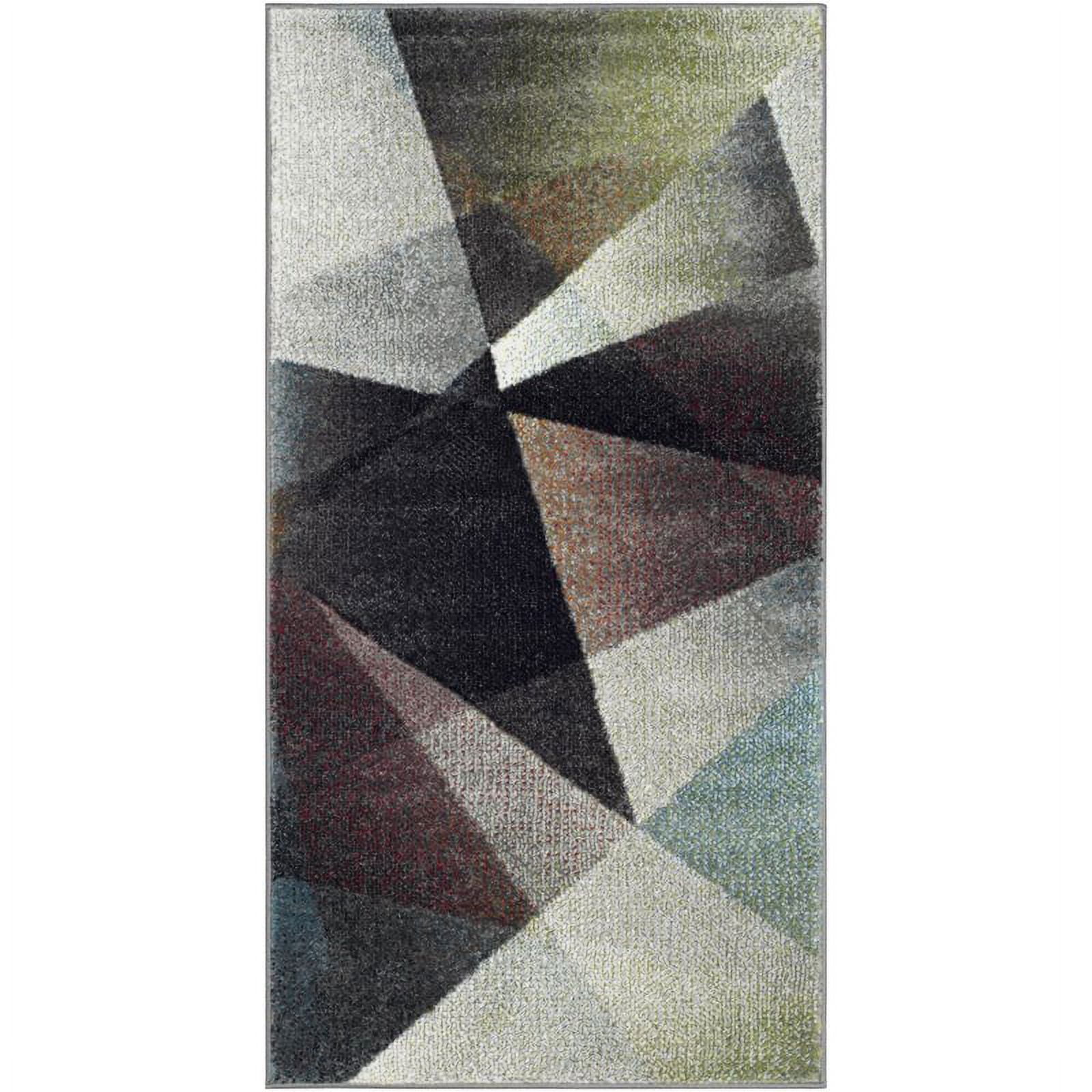 SAFAVIEH Porcello Jayme Abstract Prism Area Rug, Grey/Multi, 2'7" x 5 ...