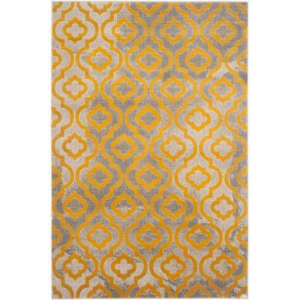 SAFAVIEH Porcello PRL7734C Light Grey / Yellow Rug - Walmart.com