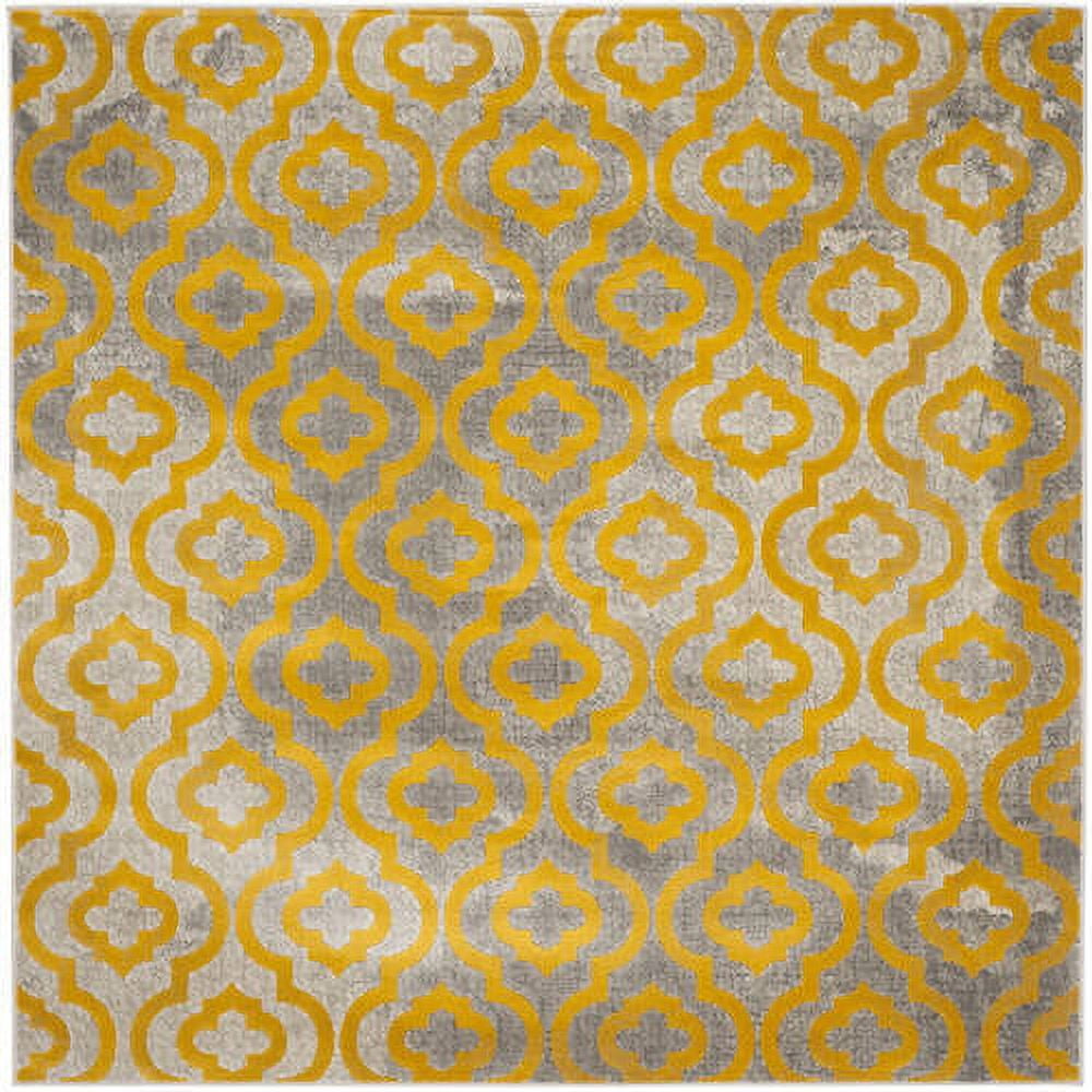 SAFAVIEH Porcello PRL7734C Light Grey / Yellow Rug - Walmart.com