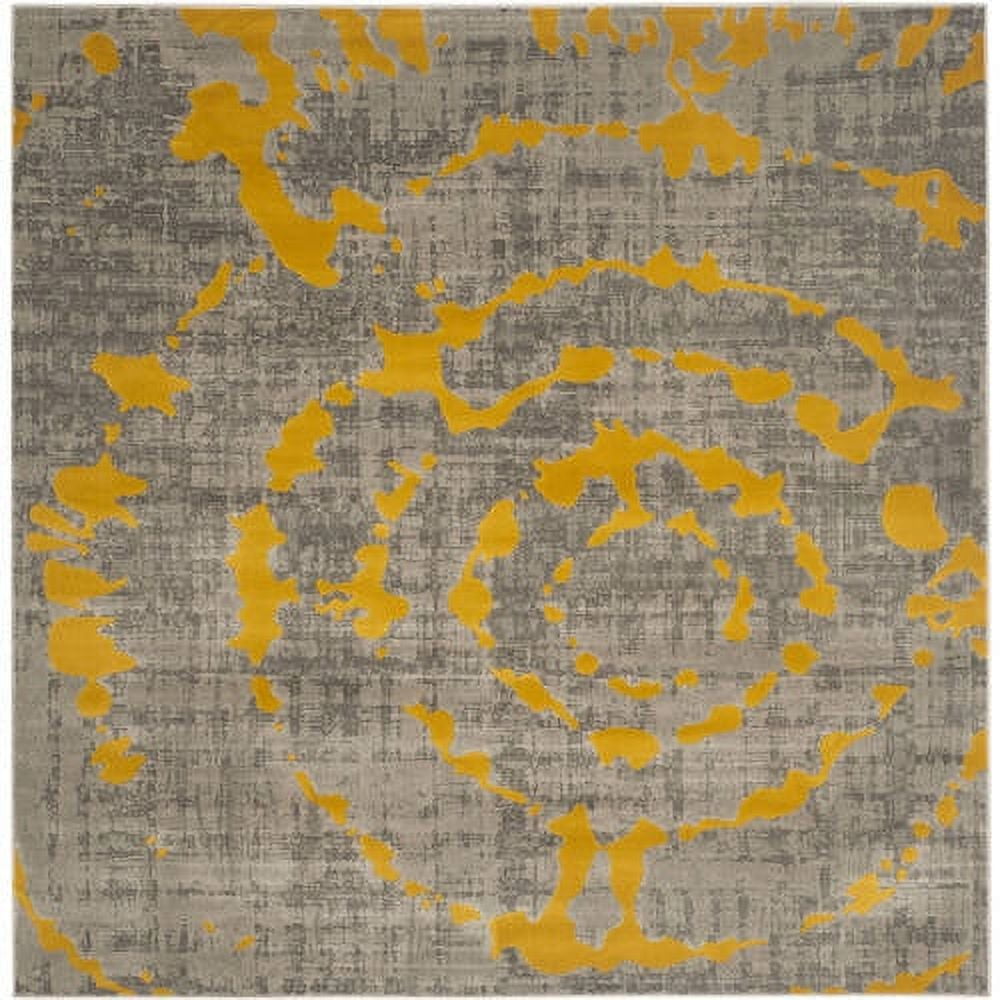 SAFAVIEH Porcello PRL7735C Light Grey / Yellow Rug - Walmart.com