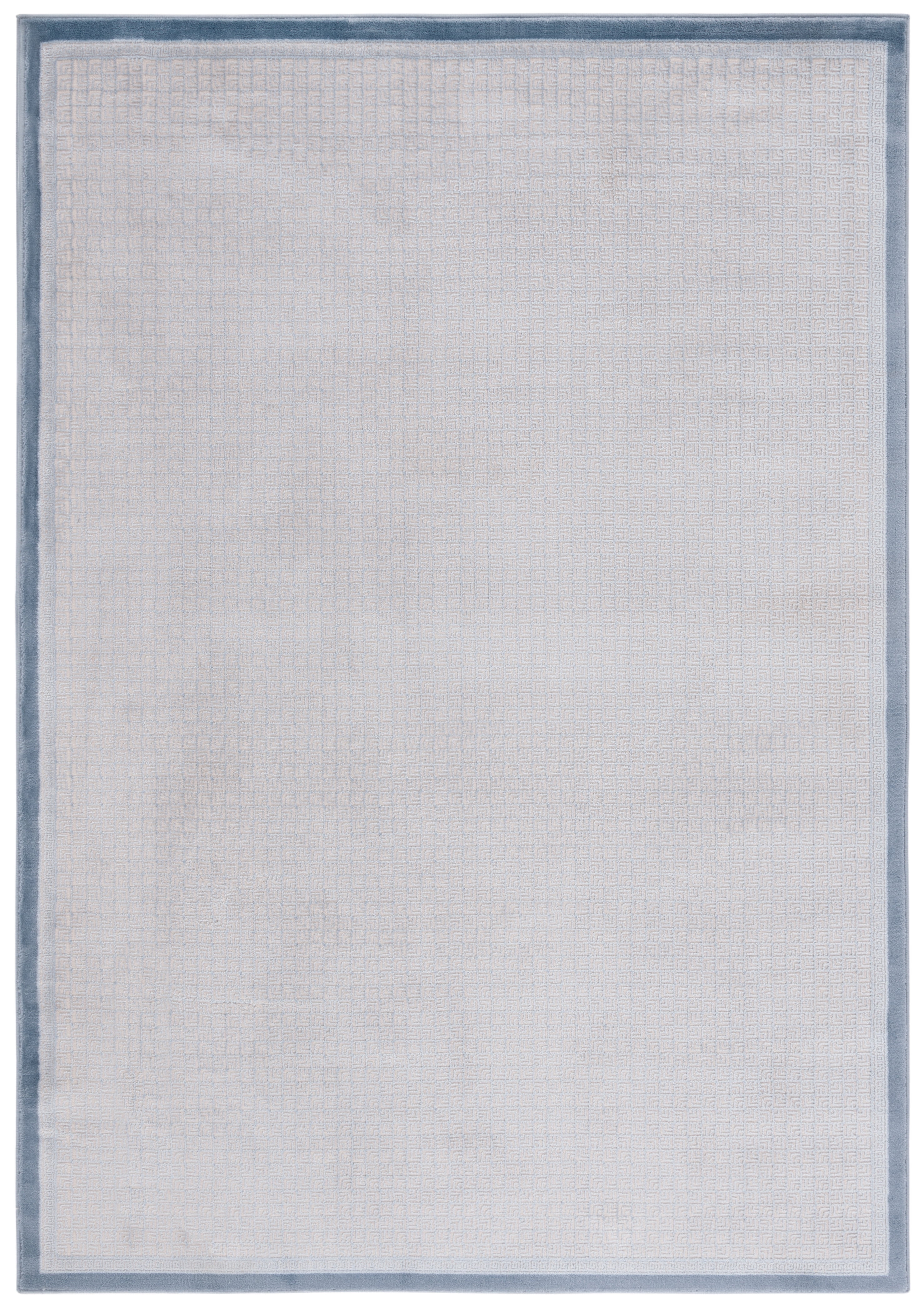 SAFAVIEH Prestige Clarisse Bordered Area Rug, Ivory/Blue, 9' x 12 ...