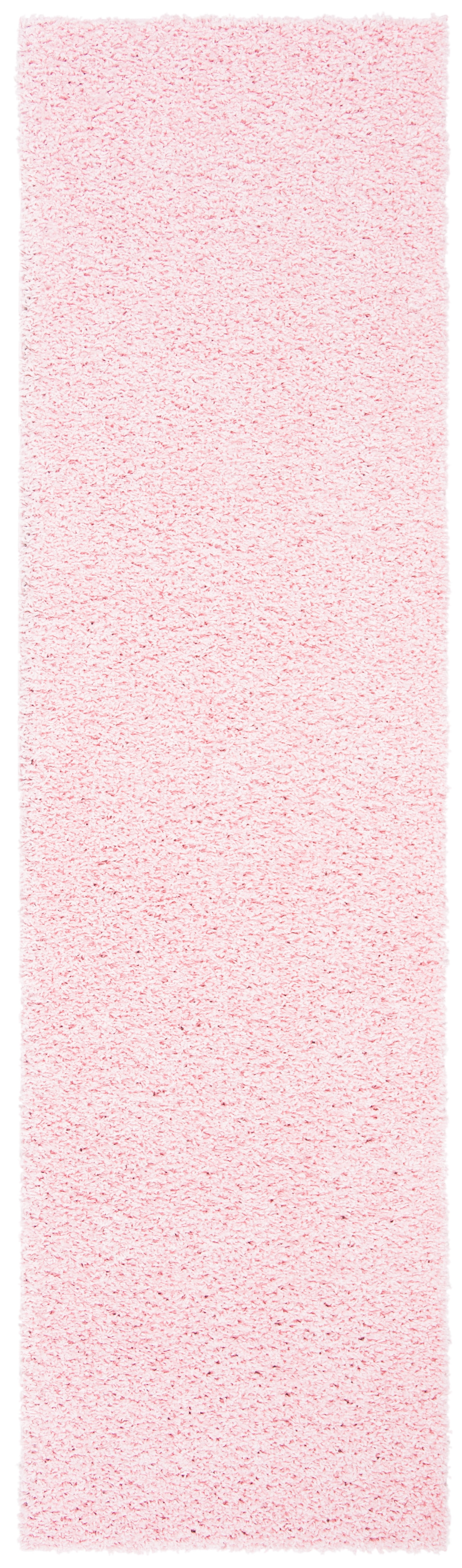 SAFAVIEH Primo Mason Solid Shag Runner Rug, Light Pink, 2'2" x 12 ...