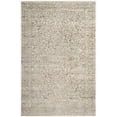 SAFAVIEH Princeton Xavier Floral Bordered Area Rug, Beige/Grey, 5'1" x ...