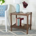 SAFAVIEH Rafiki Solid Rustic Rectangle Accent Table, Brown - Walmart.com