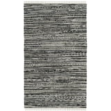 SAFAVIEH Rag Dania Striped Cotton Area Rug, Grey, 2'6" x 4' - Walmart.com