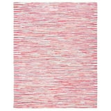 SAFAVIEH Rag Elena Striped Cotton Runner Rug, Red/Multi, 2'3" x 8 ...