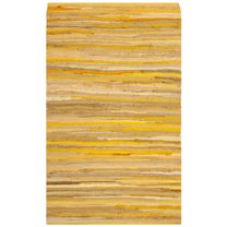 SAFAVIEH Rag Petar Striped Cotton Area Rug, Red/Multi, 3' x 5 ...
