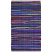 SAFAVIEH Rag Petar Striped Cotton Area Rug, Red/Multi, 3' x 5 ...