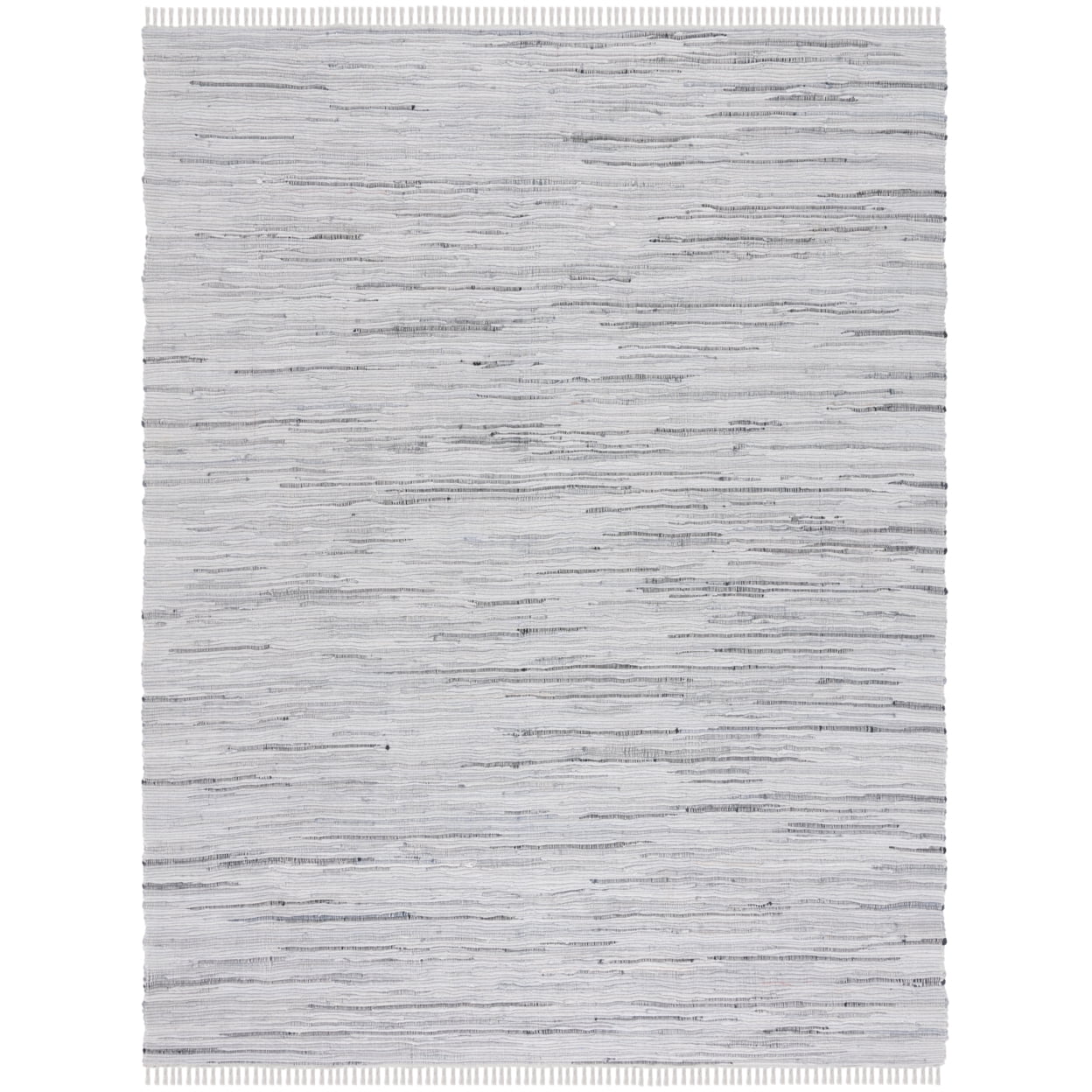SAFAVIEH Handwoven Grey Living Room Area Rug, Rag Rug Collection ...