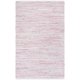 SAFAVIEH Rag Skylar Striped Cotton Area Rug, Light Pink/Multi, 6' x 9 ...